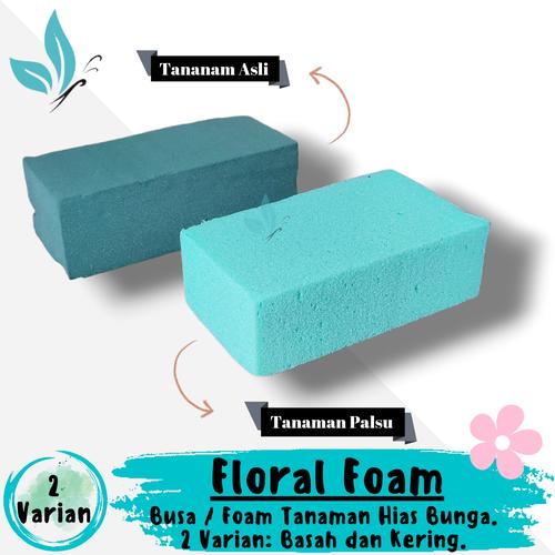 Jual Busa Tanaman Bunga Hias Floral Foam Gabus Kering dan Basah ...