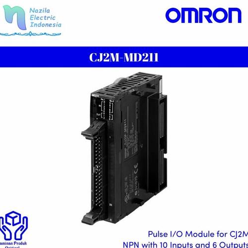 Jual Omron Plc Cj2M-Md211 Cj2 Series Cj2Md211 Pulse I/O Module Original ...