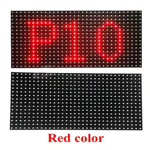 Jual Modul running text P.10 single color SMD Merah Hijau - Kab ...