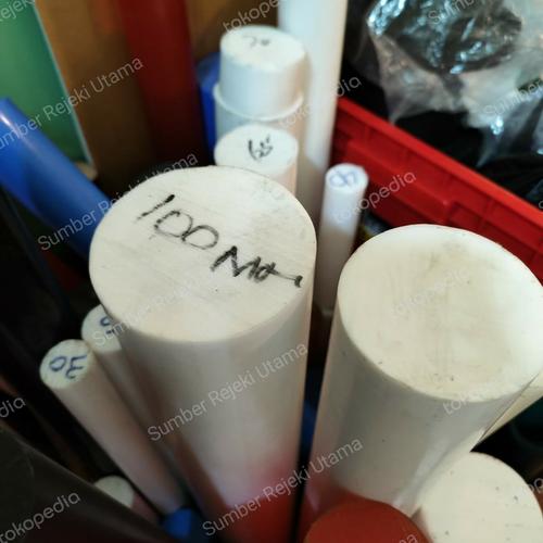 Jual Teflon PTFE Rod Putih 100mm x 100cm ( PTFE AS Batangan ) - Jakarta Barat - Sumber Rejeki ...