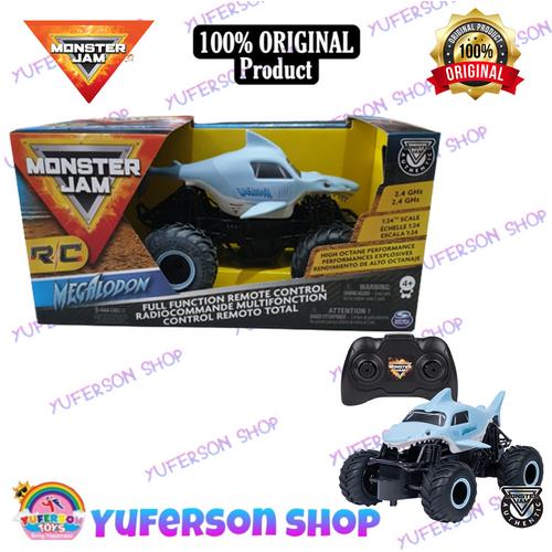 Jual Monster Jam Official Megalodon Remote Control Monster Truck 1:24 ...