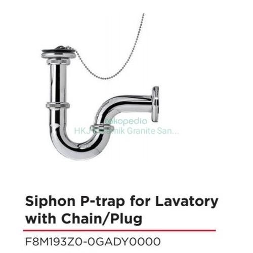 Jual Pipa American Standard Siphon P-Trap for Lavatory with Chain Plug ...
