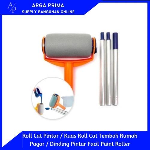Jual Roll Cat Pintar Kuas Roll Cat Tembok Rumah Pagar Dinding Pintar ...