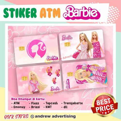 Jual STIKER ATM BARBIE EDITION | GARSKIN / STIKER KARTU ATM - Barbie 04 ...