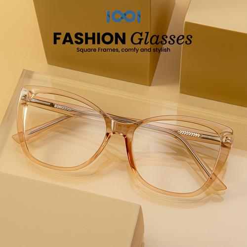 Jual iooieye - Kacamata Modern Cat Eye TR Wanita Photocromic Blueray ...