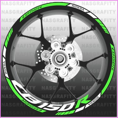 Jual rim sticker velg honda cb 150r - putih biru, reflective - Jakarta ...
