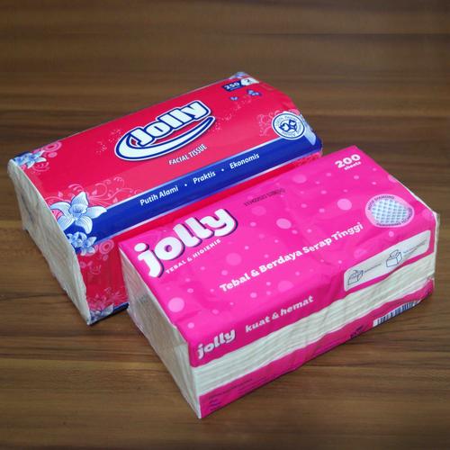 Jual Jolly Tissue Wajah Facial Tissue Tebal dan Higienis - 200 Lembar ...