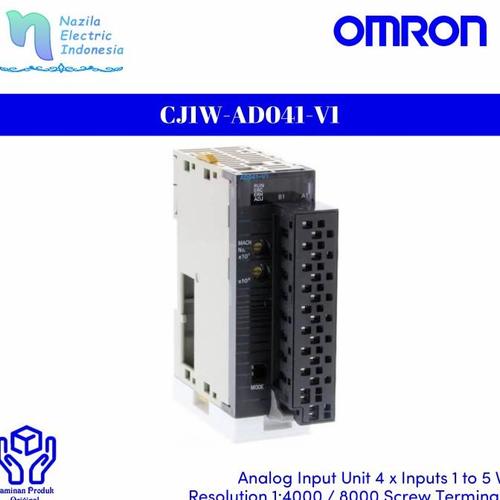 Jual Omron Plc Cj1W-Ad041-V1 Analog Input Module Cj1Wad041V1 Original - Kota Bekasi - Mandiri ...
