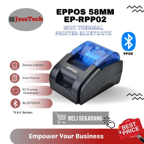 Jual EPPOS PRINTER USB BLUETOOTH 58MM 5,8 cm printer kasir mini - Kota Bandung - JESSTECH ...
