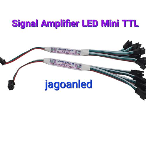 Jual Mini TTL Signal LED Amplifier Repeater WS2812B WS2811 RGBIC 3 Pin ...
