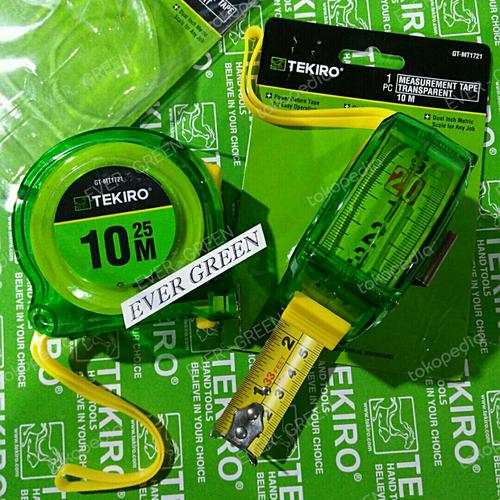 Jual METERAN 10 METER TEKIRO warna hijau transparant 10M - Kota Bandung ...