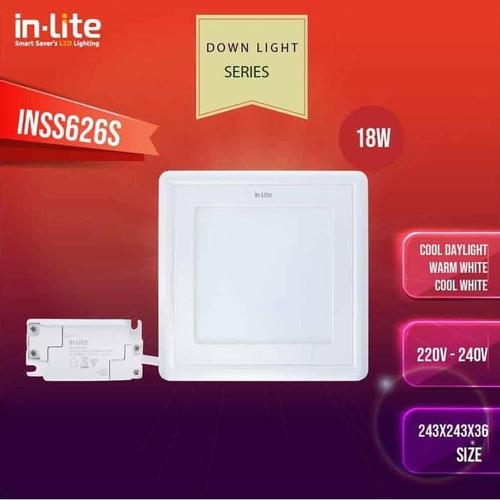 Jual IN-LITE LED 18 WATT 18W LAMPU DOWNLIGHT PANEL OUTBOW (LUAR PLAFON ...