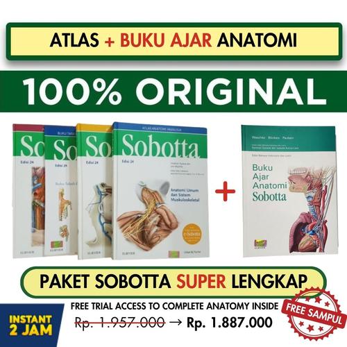 Jual SOBOTTA Atlas Anatomi + Buku Ajar Anatomi FREE SAMPUL - PAKET ...