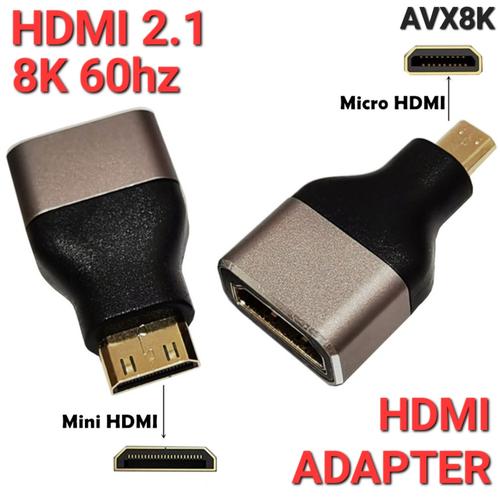 Jual AVPRO AVX8K HDMI 2.1 8K to Micro & Mini HDMI Adapter - MICRO HDMI ...