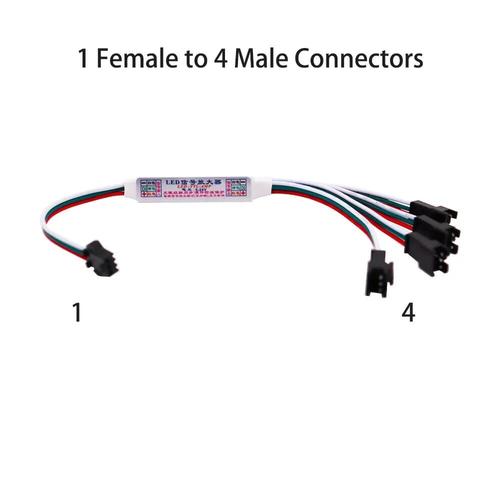 Jual Mini TTL Signal LED Amplifier Repeater WS2812B WS2811 RGBIC 3 Pin ...