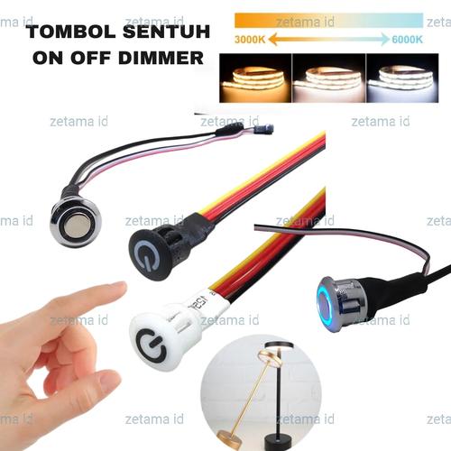 Jual Tombol Sentuh Saklar LED On Off Dimmer Touch Panel LED Strip ...