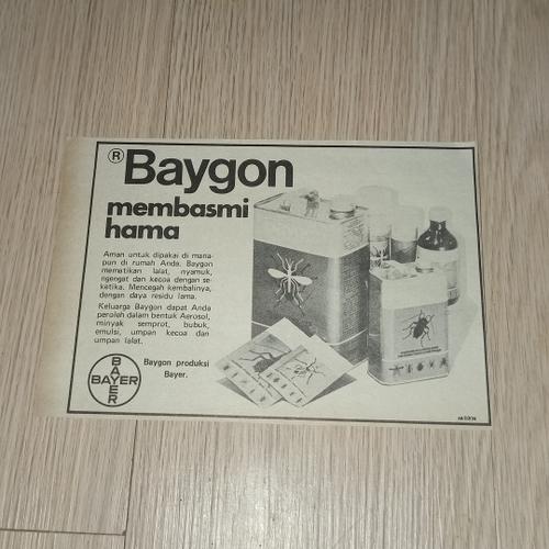 Jual Iklan Cetak Jadul Baygon Membasmi Hama - Kota Bandung - Kawan ...
