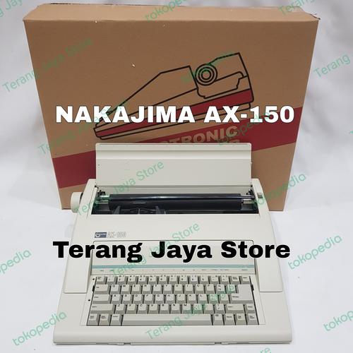 Jual Mesin Tik Nakajima AX-150 Electronic Typewriter Nakajima AX150 AX 150 - Jakarta Barat ...