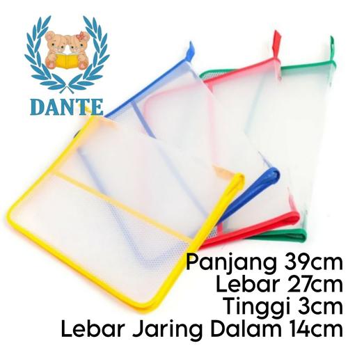 Jual Map Plastik Zipper Bag Resleting Jaring - Green - Jakarta Barat ...