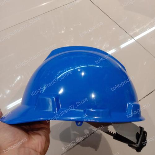 Jual Helm Kerja Krisbow Brim Helm Keselamatan Kerja Hdpe - Biru/Orange ...
