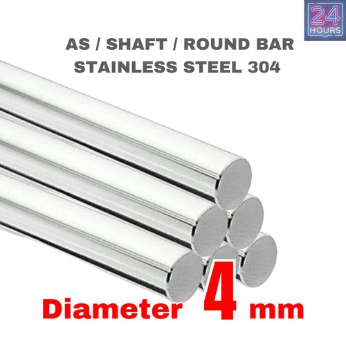 Jual Shaft Stainless steel SS304 4mm As Round Bar Batang Rod - Jakarta ...