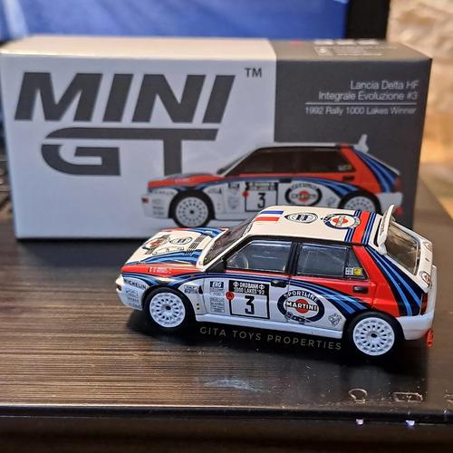 Jual MINI GT Lancia Delta HF Integrale Evoluzione #3 1992 Rally 1000 ...