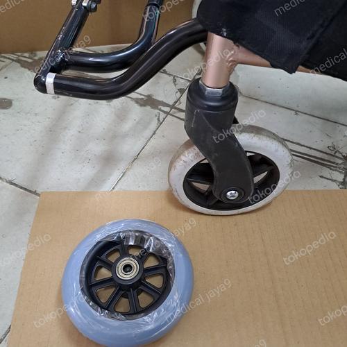 Jual RODA Kecil DEPAN KURSI RODA TRAVEL UKURAN 5 inch BAN Mati SPERPART ...