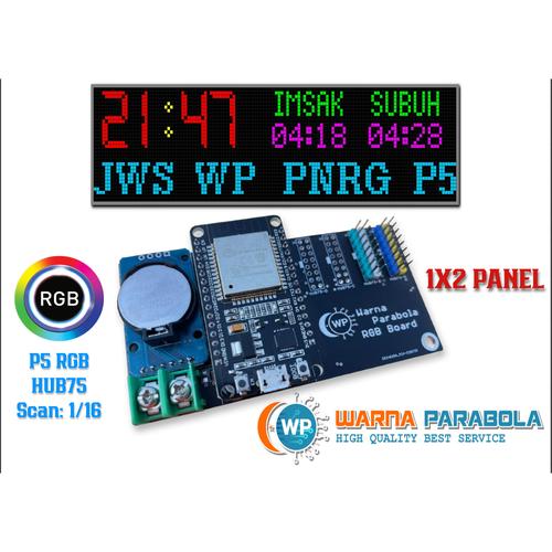 Jual CONTROLLER JWS P5 RGB WIFI / KONTROLLER JADWAL DAN JAM SHOLAT MP3 ...