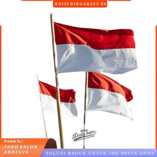 Promo Bendera Merah Putih indonesia / Bendera Indonesia Kain Merah ...