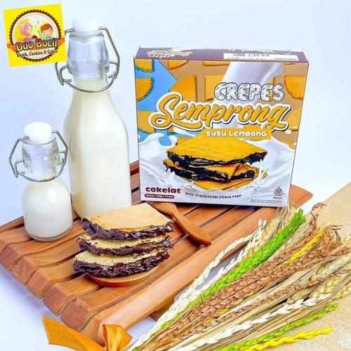 Jual Crepes Semprong Susu Lembang (isi 12 pcs) - Duo Bocil Snack ...