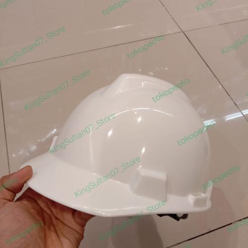 Jual Helm Kerja Krisbow Brim Helm Keselamatan Kerja Hdpe - Putih/Merah ...
