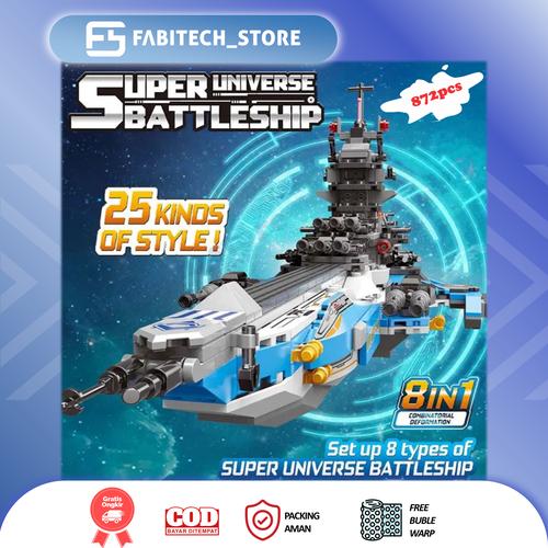 Jual SUPER UNIVERSE BATTLESHIP 8 IN 1 BRIX BALOK BANGUNAN LEGO ECER - B - Kab. Bantul ...