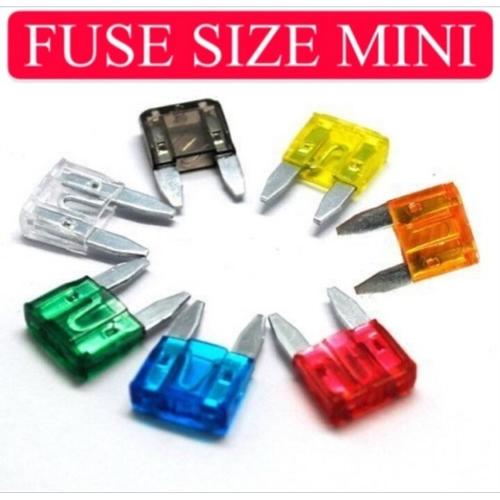 Jual Fuse DX Sekring Tusuk Tancap Kecil Mini Micro 10A 15A 20A 25A 30A ...