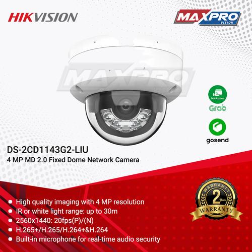 Jual DS-2CD1143G2-LIU - HIKVISION IP CAMERA 4MP DOME DUAL LIGHT AUDIO - Jakarta Barat - Maxpro ...