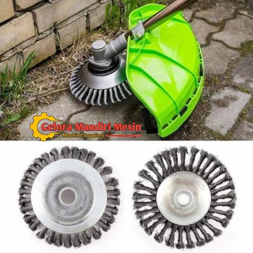 Jual Pisau Mesin Potong Rumput Model Sikat Baja Ukuran 8" Inch ...