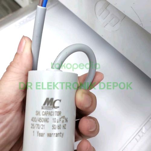 Jual Kapasitor Capasitor MC Running 10uf 10 uf 400 450 v volt Tabung ...
