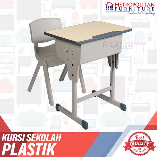 Jual Bangku Belajar Mee Do Kursi Sekolah Plastik Minimalis susun - Kota ...