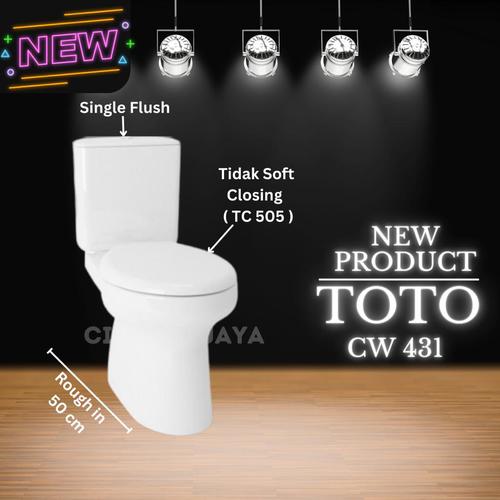 Jual KLOSET DUDUK TOTO CW431J / MONOBLOK CLOSET TOTO CW 431J CW 431 J ...