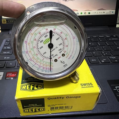 Jual Refco High Pressure Gauge MR-306-DS press 54 bar / 780 psi Original - Kota Bandung ...