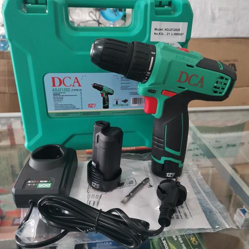 Jual Bor cordless DCA ADJZ1202E cordless drill 10 mm bor baterai ...