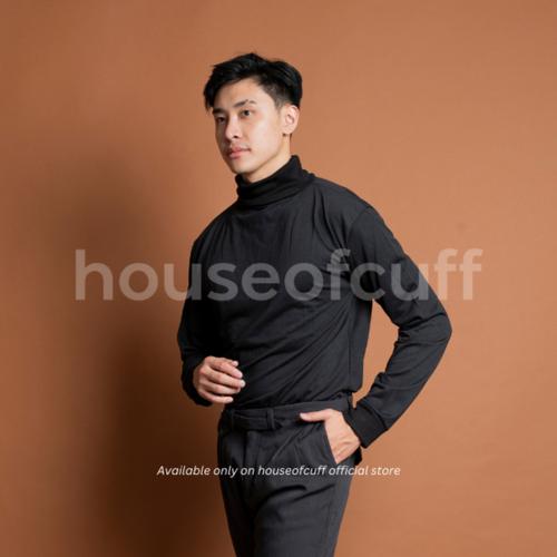 Promo Turtle neck pria lengan panjang kaos slim fit kerah tinggi SIZE ...