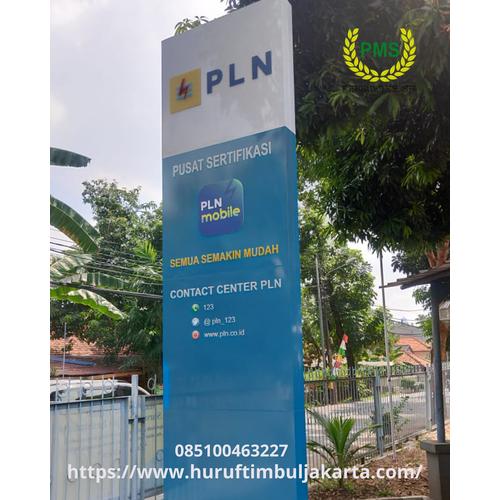 Jual Pembuatan totem pln serang pylon sign pln 085100463227 - Kab ...