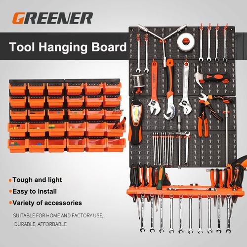Jual GREENER Wall Mounted Tools Hanging Board Papan Organizer Alat ...