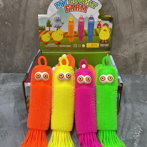 Jual Mainan Squeeze squishy Ubur vinyl Cacing Panjang Jumbo Led - Ubur ...