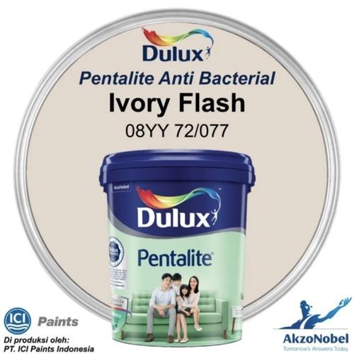 Jual Cat Tembok Dulux Pentalite Antibac Ivory Flash Tinting Galon 2.5 ...