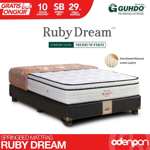 Promo GUHDO Kasur Spring Bed Mattress Latex Premium Plush Top RUBY ...