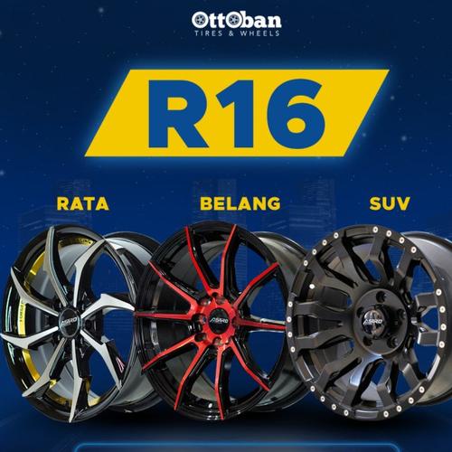 Promo Velg Mobil Astro Wheels R16 - Ring 16 Belang Cicil 0% 3x ...