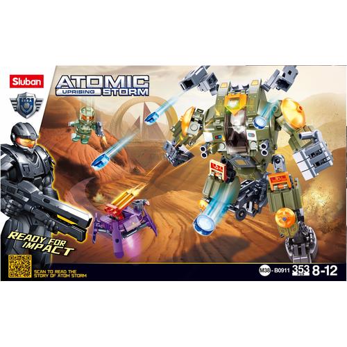 Jual Mainan Balok Susun Sluban Model Dire Wolf Assult Robot M38-B0911 ...