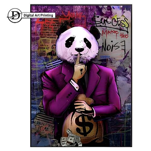 Jual lukisan abstrak digital printing albatros print paper kode 072 ...