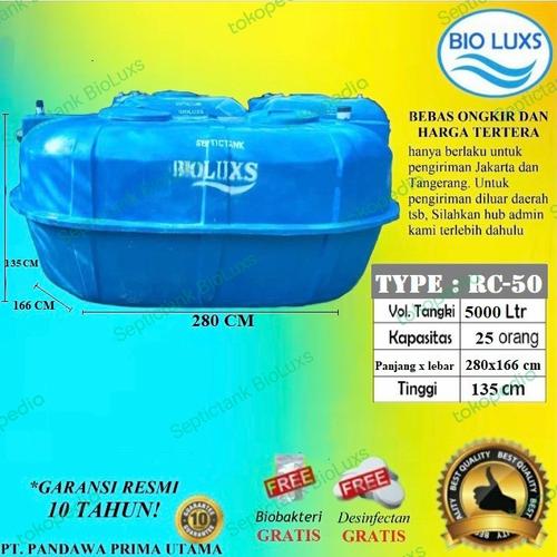 Jual Septictank Bio,Biotech,Biofil,Biotank,BioLuxs RC 5000 Liter - Kab ...